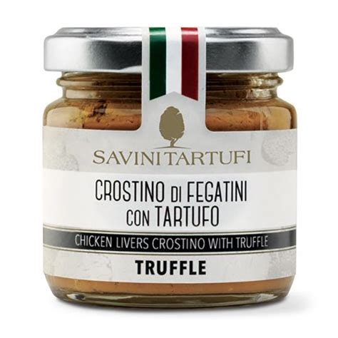 Savini Tartufi Chicken Liver With Truffle Tricolor Line Truffle