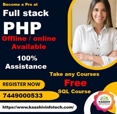 Kaashiv Infotech On Linkedin Hurry Up To Learn Full Stack Php