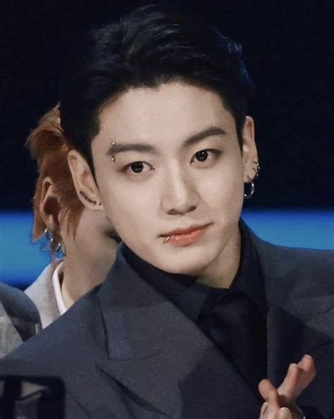 I Hope Jungkook Gets The Eyebrow Piercing Again So Handsome R