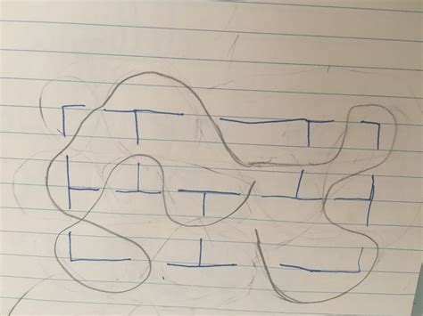 Combinatorics Draw A Line Through All Doors Puzzling Stack Exchange