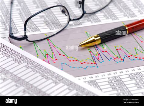 Finanzen Kalkulation Und Chart Chart Und Finanzielle Kalkulation Mit Daten Finance