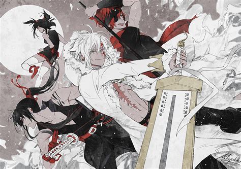Lenalee Lee Allen Walker Kanda Yuu And Lavi D Gray Man Drawn By