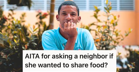 He Asked His Neighbor If Shed Cook For Him If He Paid Her But She