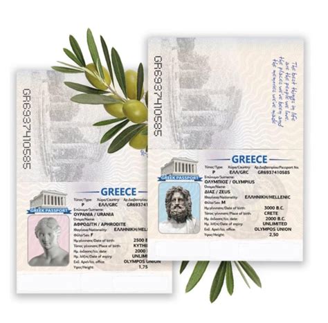 Greek Passport Ermou Street