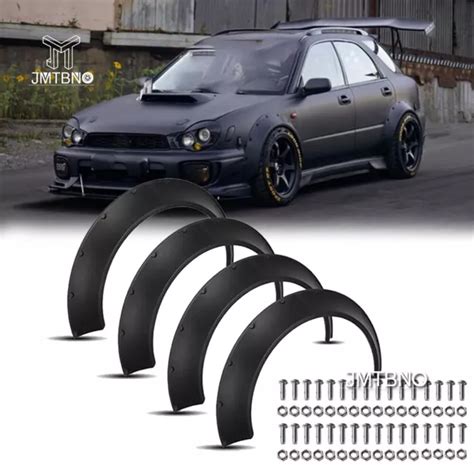 4JDM CAR FENDER Flares Wide Body Kit Wheel Arches Protector Cover For