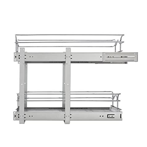 Rev A Shelf 2 Tier Kitchen Cabinet Pull Out Shelf And Drawer Organizer Slide Out Pantry Storage