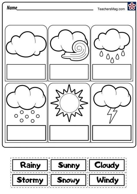 Pin Su Weather Activities Preschool