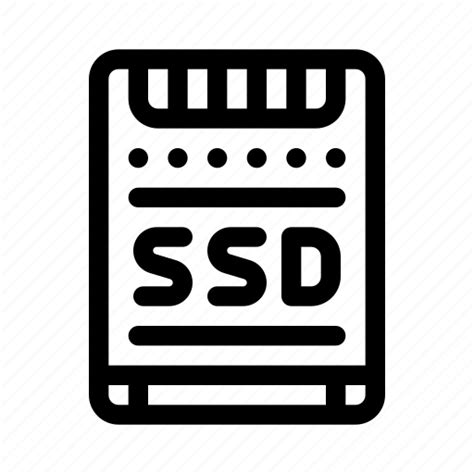 Ssd Technology Computer Memory Storage Electronic Data Icon Download On Iconfinder