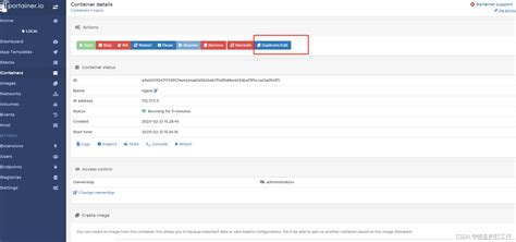Docker使用portainer部署的nginx，配置访问静态资源portainer Nginx Csdn博客