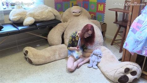 Picky Reading To Stuffie Diapered Online Clip Store Clips4sale