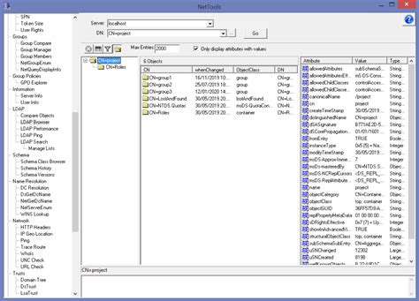 LDAP Browser NetTools