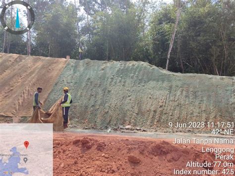 Hydroseeding Involves Spraying A Seed Fertilizer And Mulch Mixture Onto… Amir Syazwan Hazlan