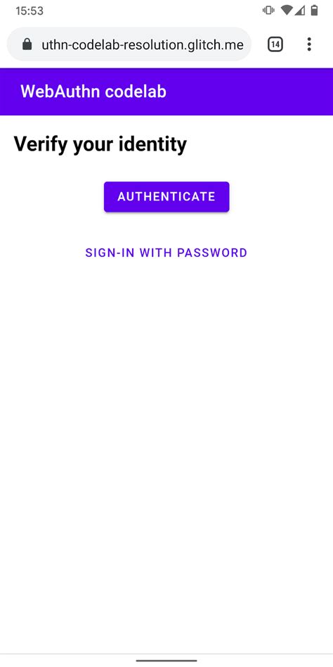 Build Your First Webauthn App Google For Developers