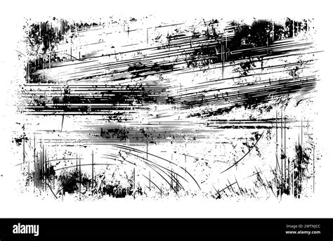 Distress Vector Old Black Grunge Scratch Metal Background Rust Black