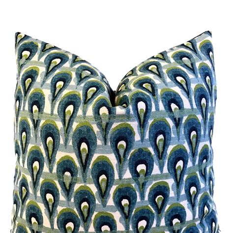 Peacock Pillow Cover Etsy