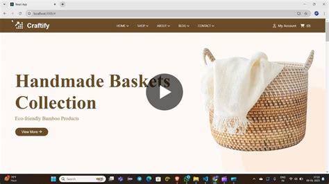 Html5 Css Reactjs Frontenddesign Woodencraftify Syed Farazali