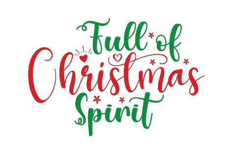 Premium Vector Full Of Christmas Spirit