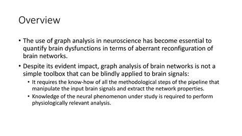 Brain Connectivity Analysis Pdf