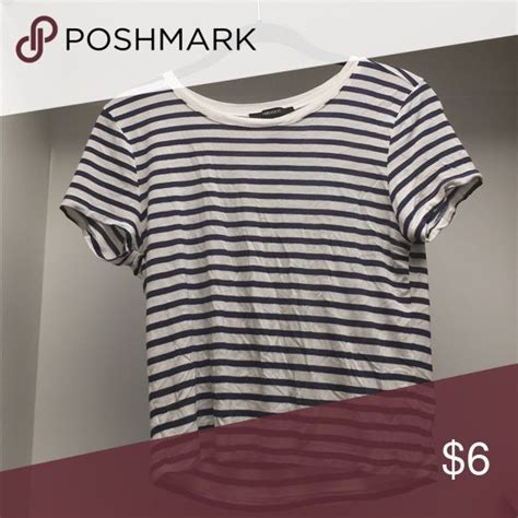Forever 21 Striped Crop Top Striped Crop Top Crop Tops Tops