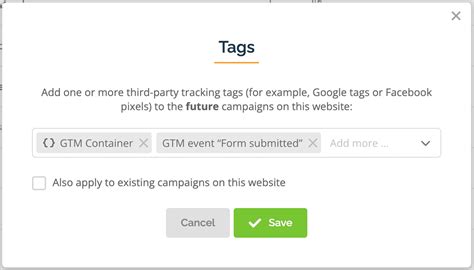 New Feature Alert Tag Library Qualifio