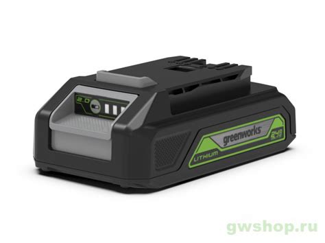 Аккумулятор G-24 24V GREENWORKS G24B2 2Ah 2926707 - Аккумуляторы и ...