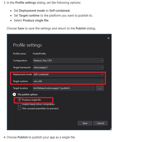 C Make Net Core Console App A Single Exe Stack Overflow