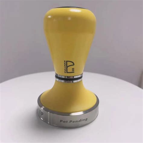 Pullman 커피 탬퍼 조정 가능한 깊이 디자인 스테인레스 스틸 힘 큰 단계 바리스타 도 티몬