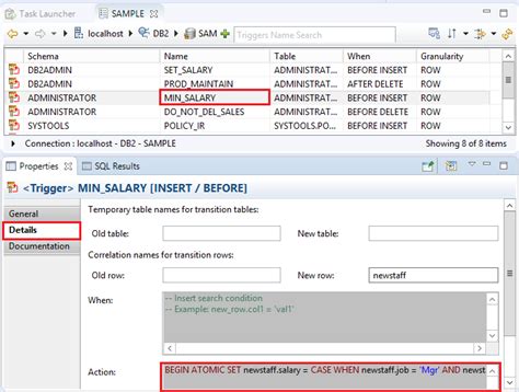 View Source Code Of Trigger With Ibm Data Studio Ibm Data Studio Tutorials