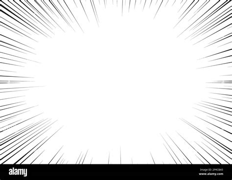 Manga Radial Speed Lines For Comic Effect Stock Vector Image Art Alamy