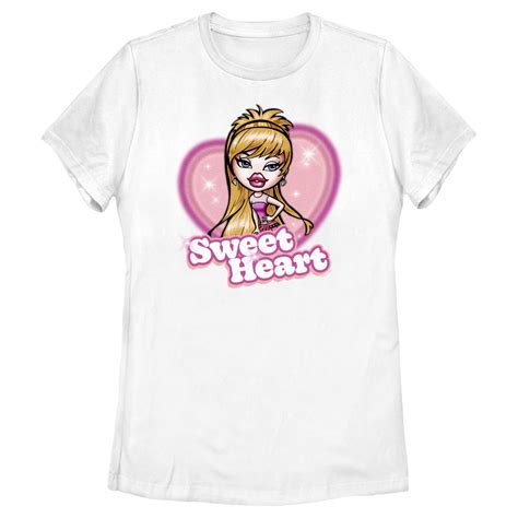 Bratz Womens Bratz Meygan Sweet Heart Graphic Tee