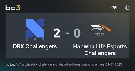 DRX Challengers Vs Hanwha Life Esports Challengers League Of Legends