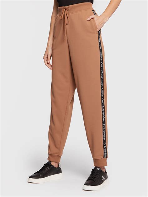 Calvin Klein Performance Jogginghose 00gwf2p601 Braun Regular Fit