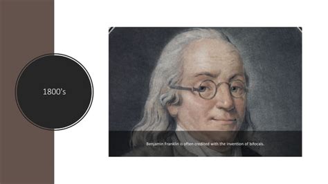 The Fascinating History Of Eyewear Ppt