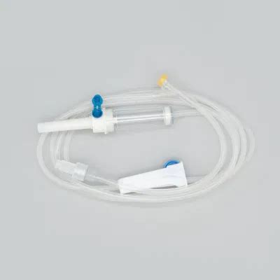 20 Drops Ml Flow Regulator IV Cannula Infusion Set With Burette China