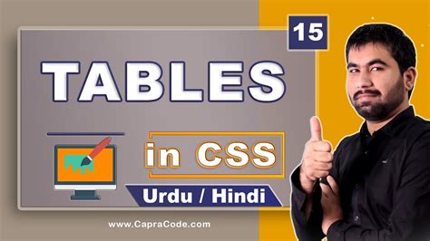 Tables In CSS CSS Complete Course In Urdu Hindi YouTube