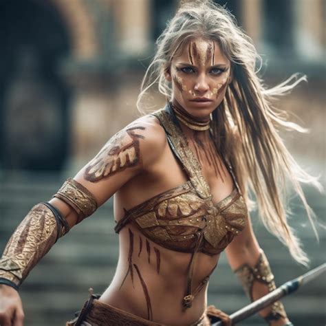 Premium AI Image A Woman With A Tattoo On Her Arm And The Word Quot She Is On The Side Quot