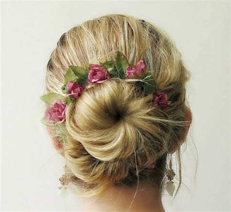 Romantic Bun Belt Bun Crown Hair Bun Accessories By Whimsydo