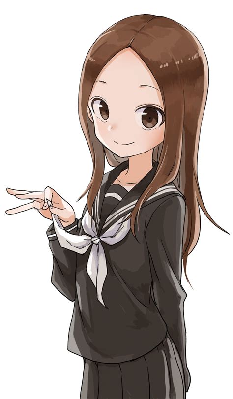Safebooru 1girl Absurdres Black Serafuku Black Skirt Brown Eyes Brown