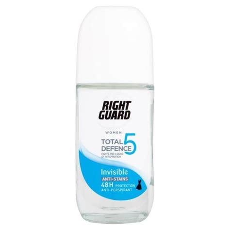 Buy Right Guard Total Defence 5 Woman Invisible Roll On 50ml Pack