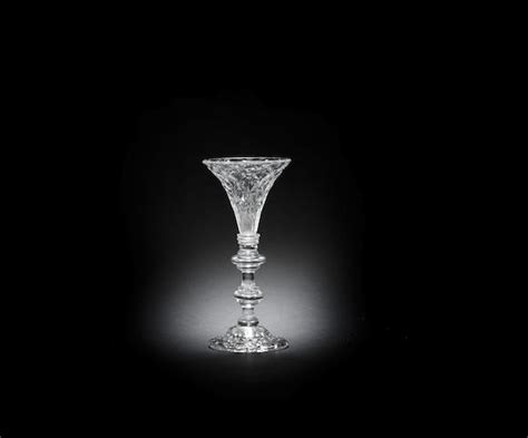 Bonhams A Rare Moulded Baluster Wine Glass Circa 1730