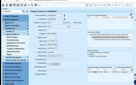 How To Edit Reference In Transferable Lc Doka Saas Help And Support