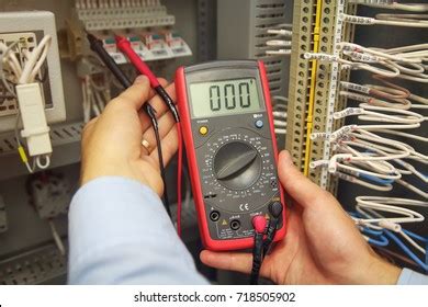 Electrician Measurements Multimeter Tester Stock Photo Shutterstock