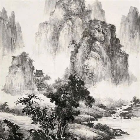 他笔下的山水似人间仙境韵味自然想住进画里 马起 高清 经典