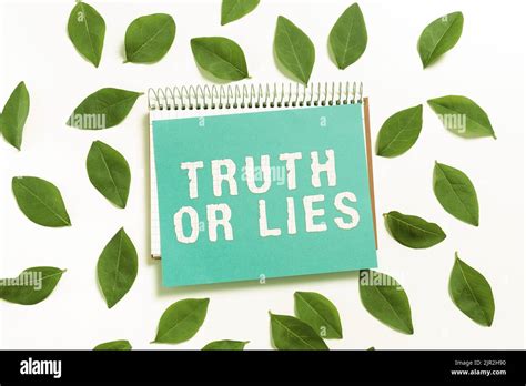 Conceptual Caption Truth Or Lies Concept Meaning Decide Between A Fact Or Telling A Lie Doubt