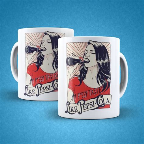 Caneca Lana Del Rey Tastes Like Pepsi Cola Porcelana Shopee Brasil