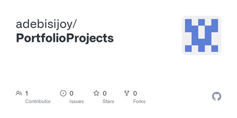 github adebisijoy portfolioprojects