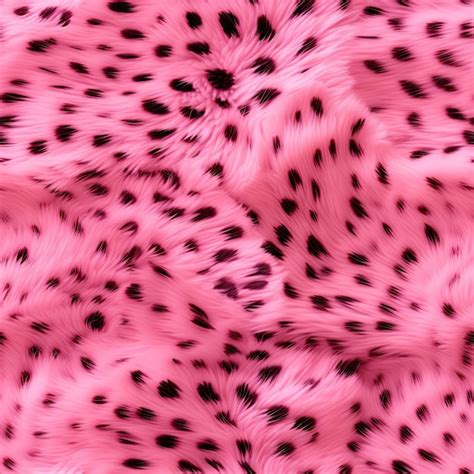 Premium Ai Image Seamless Pattern Animal Furry Texture Background Leopard