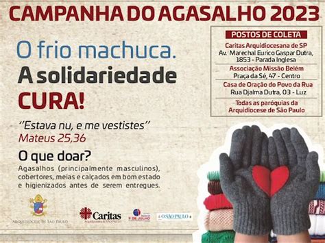 Arquidiocese De São Paulo Promove Campanha Do Agasalho