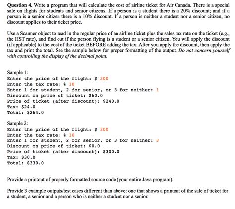 Solved Write A Program That Will Calculate The Cost Of Chegg