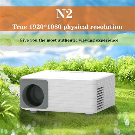 Portable Projector Dual Band Wifi And Ultra Hd 1080p For Office Meetings And Smart Home